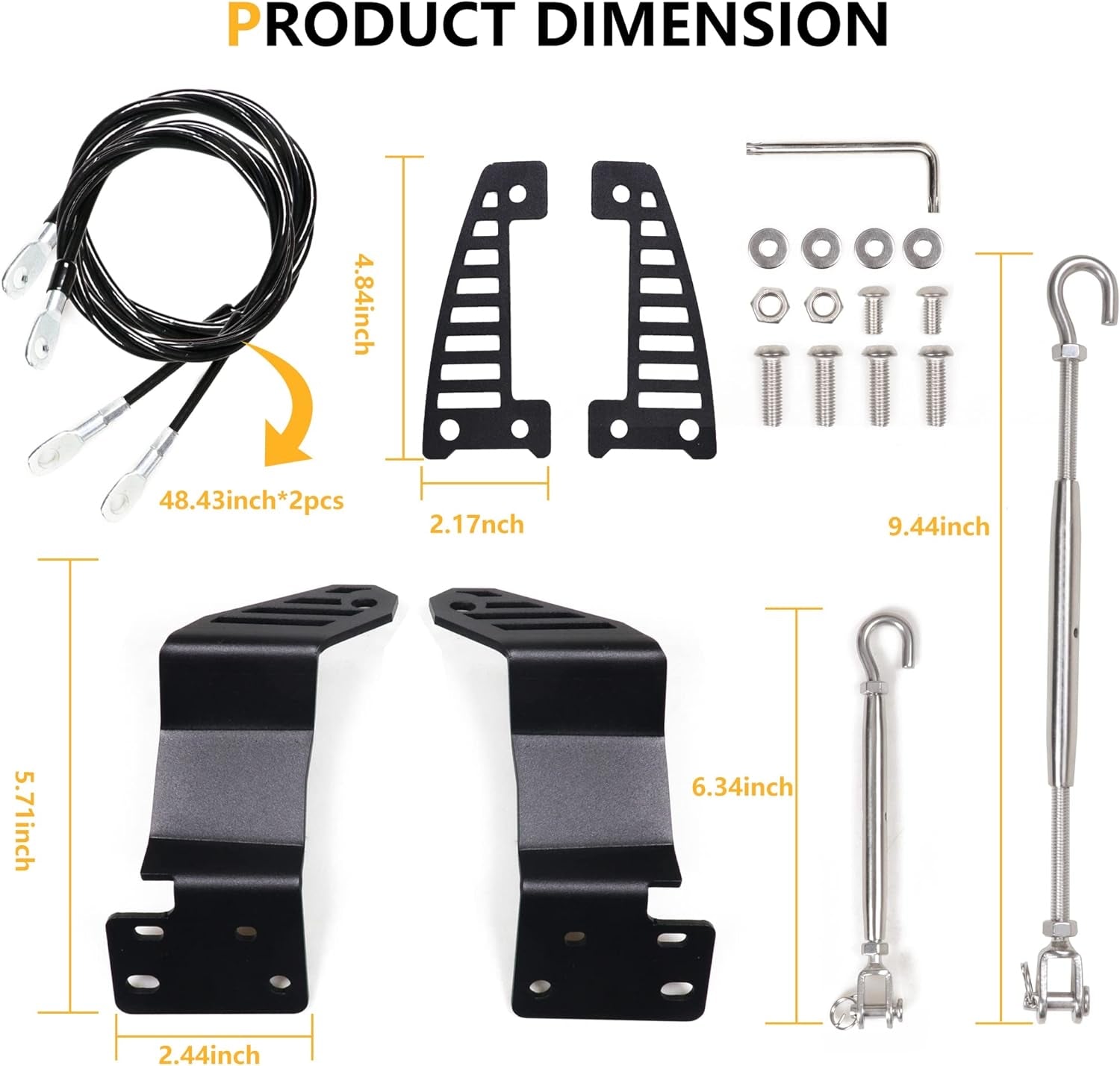 2021+ Ford Bronco Branch Protector / Adjustable Limb Riser Kit - Fits ...