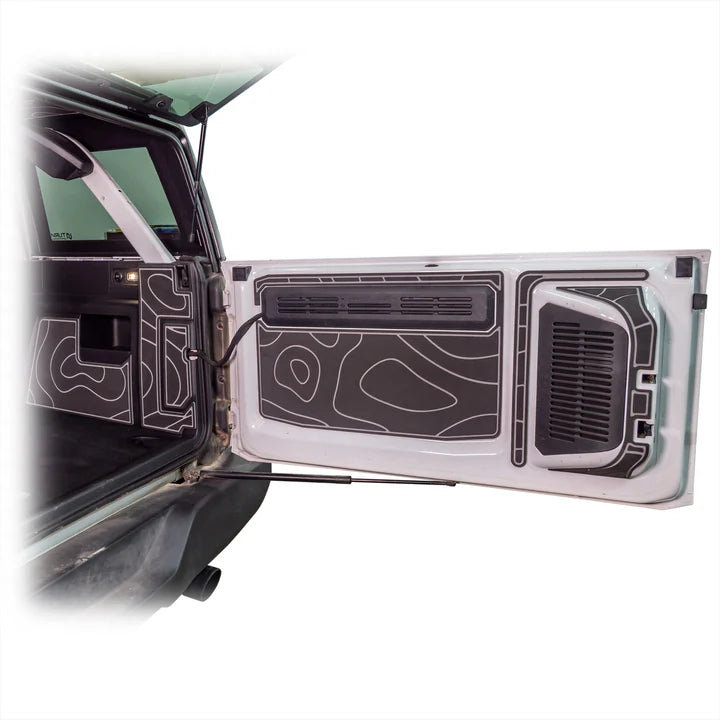 Turn Offroad 2021+ Ford Bronco Cargo Area Protection Kit (Black w/ Gre ...