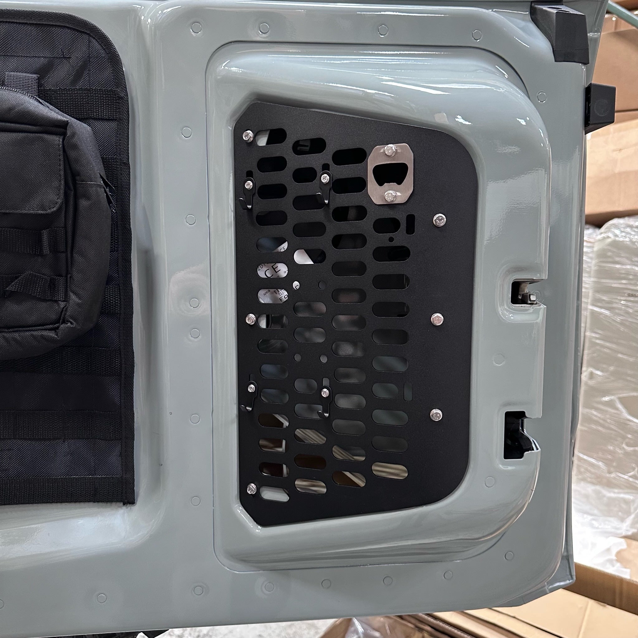 2021+ Ford Bronco Interior Tailgate Molle Panel Steel - Fits 2 & 4 Doo ...