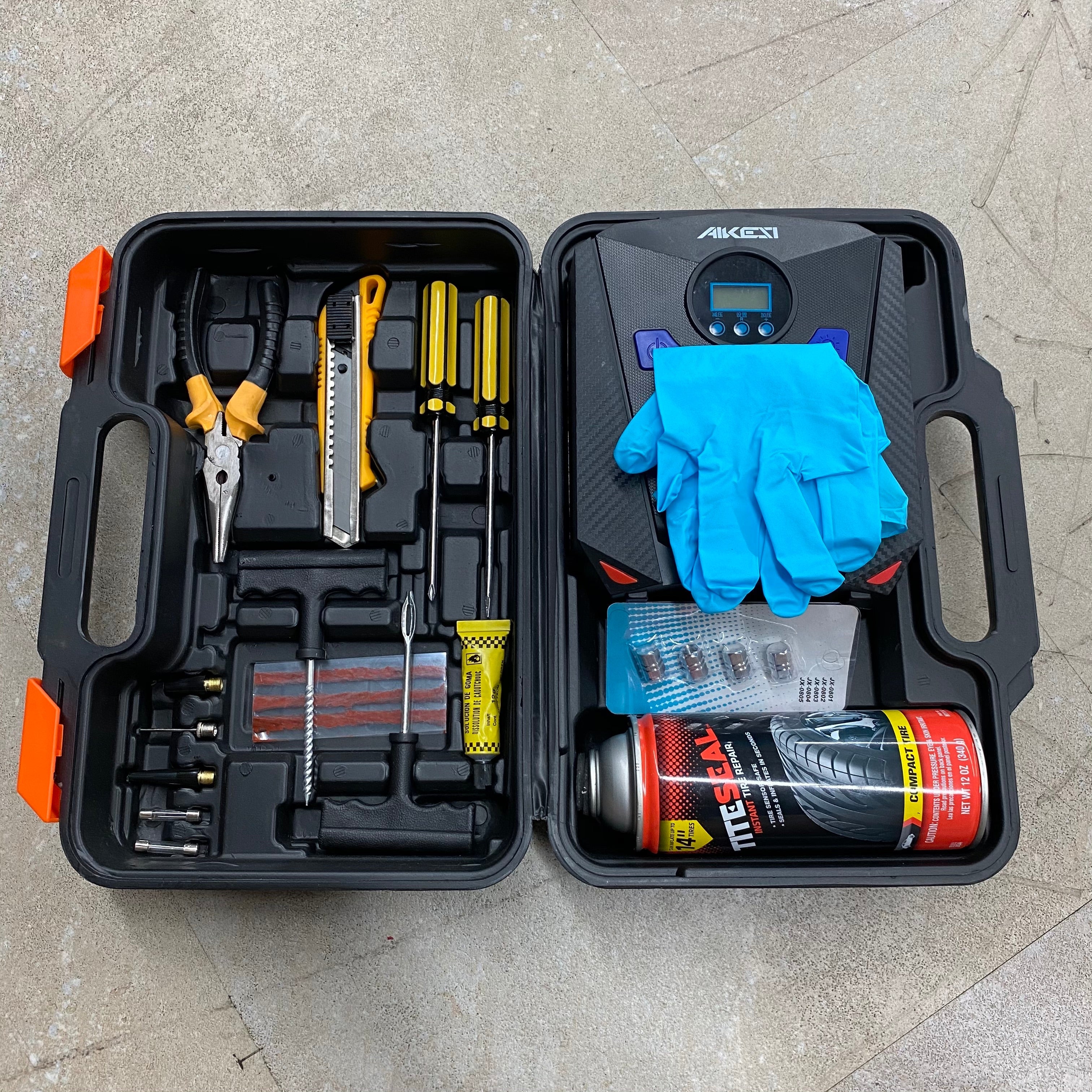 Flat Tire Repair Kit - Comes with Tool Kit & Compressor – RPM Bronco