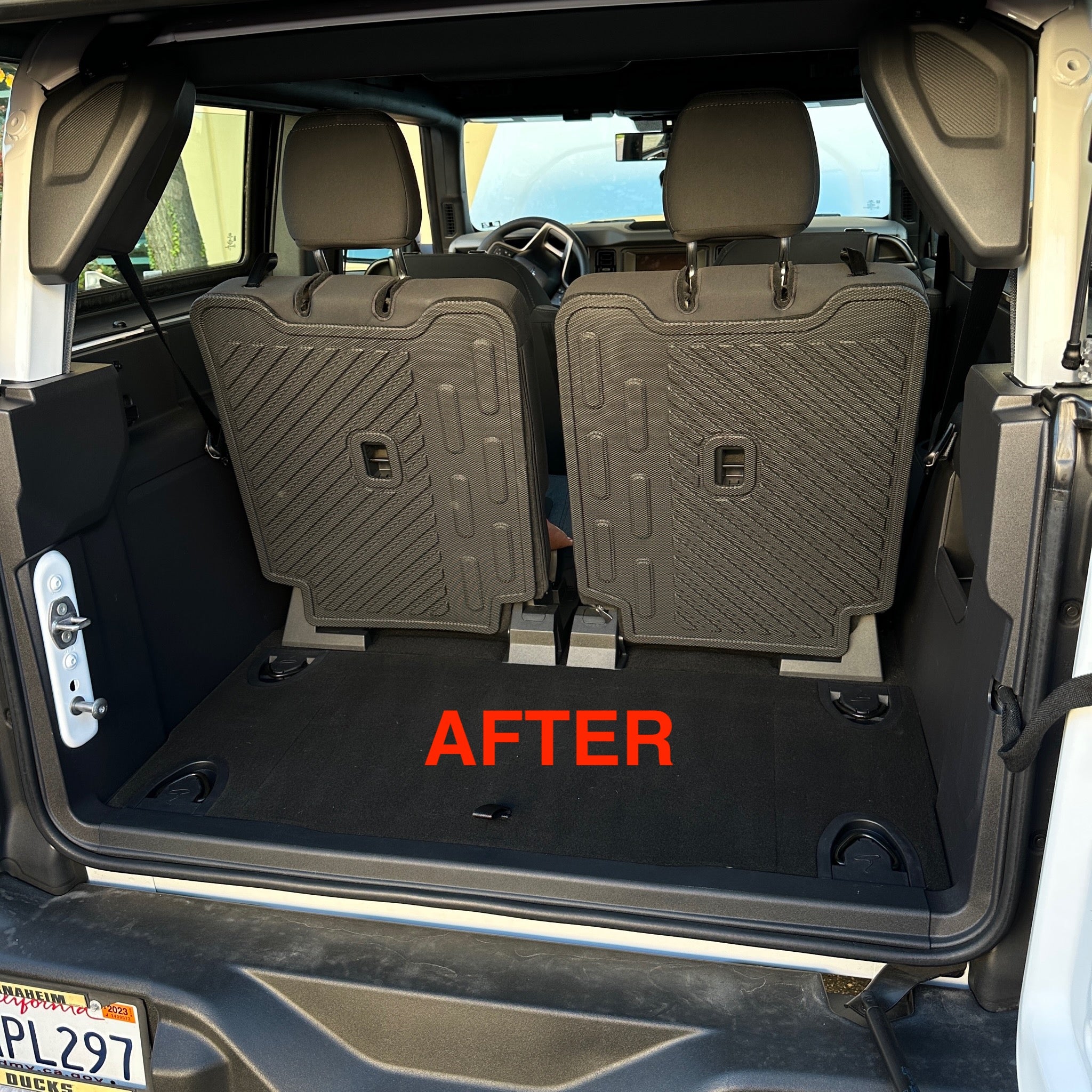 2021+ Ford Bronco TPE Seater back Mat - Fits 2 Door – RPM Bronco