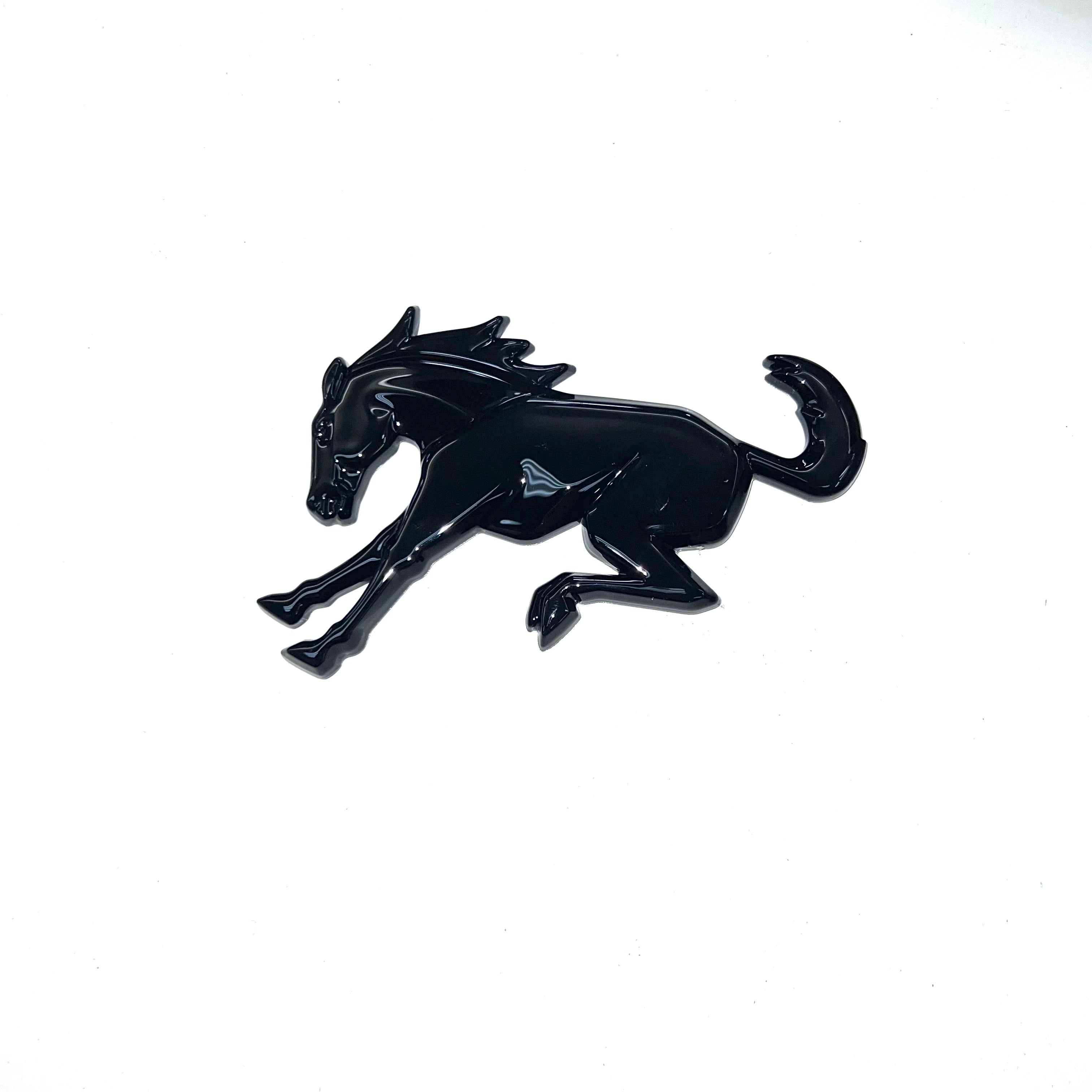 2021+ Ford Bronco Trunk Horse Emblem (Glossy Black) - Fits 2 & 4 Door ...