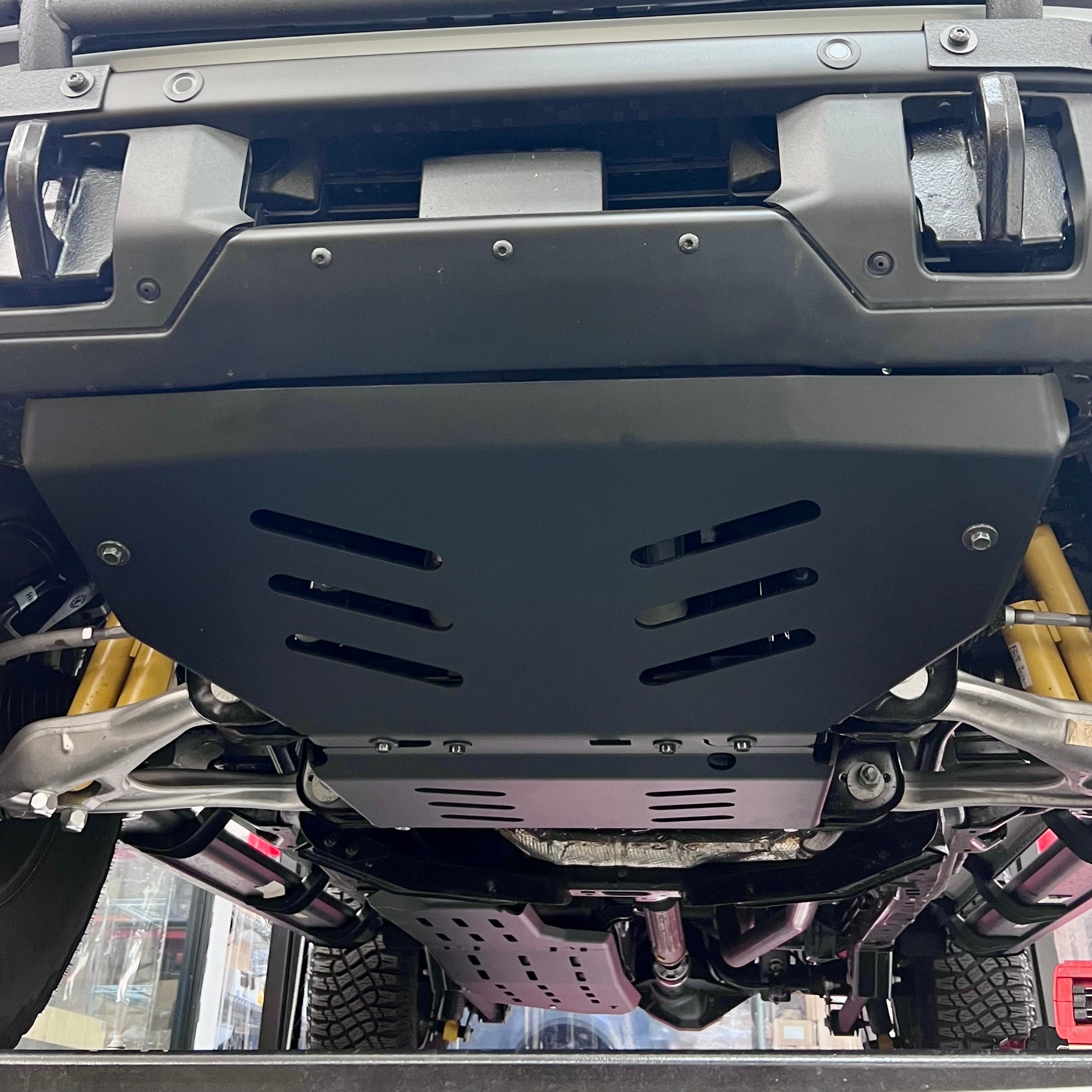 2021+ Ford Bronco Skid Plate for Engine And Front Axle - Fits 2 & 4 Do ...